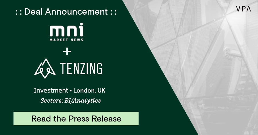 Market News International (MNI) Announces Investment By Tenzing