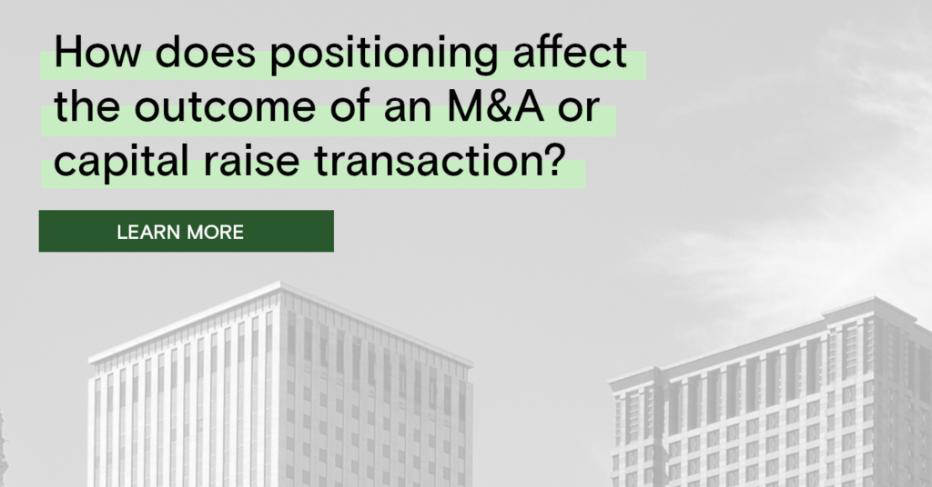 The Role of an Investment Bank in Positioning Your Business